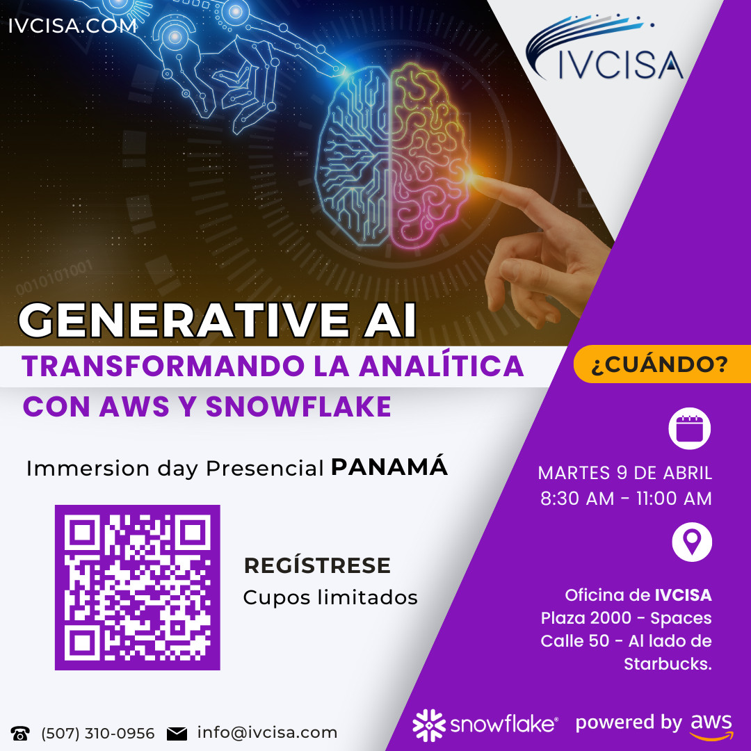 El Immersion Day sobre Generative Ai ahora en Panamá - IVCISA